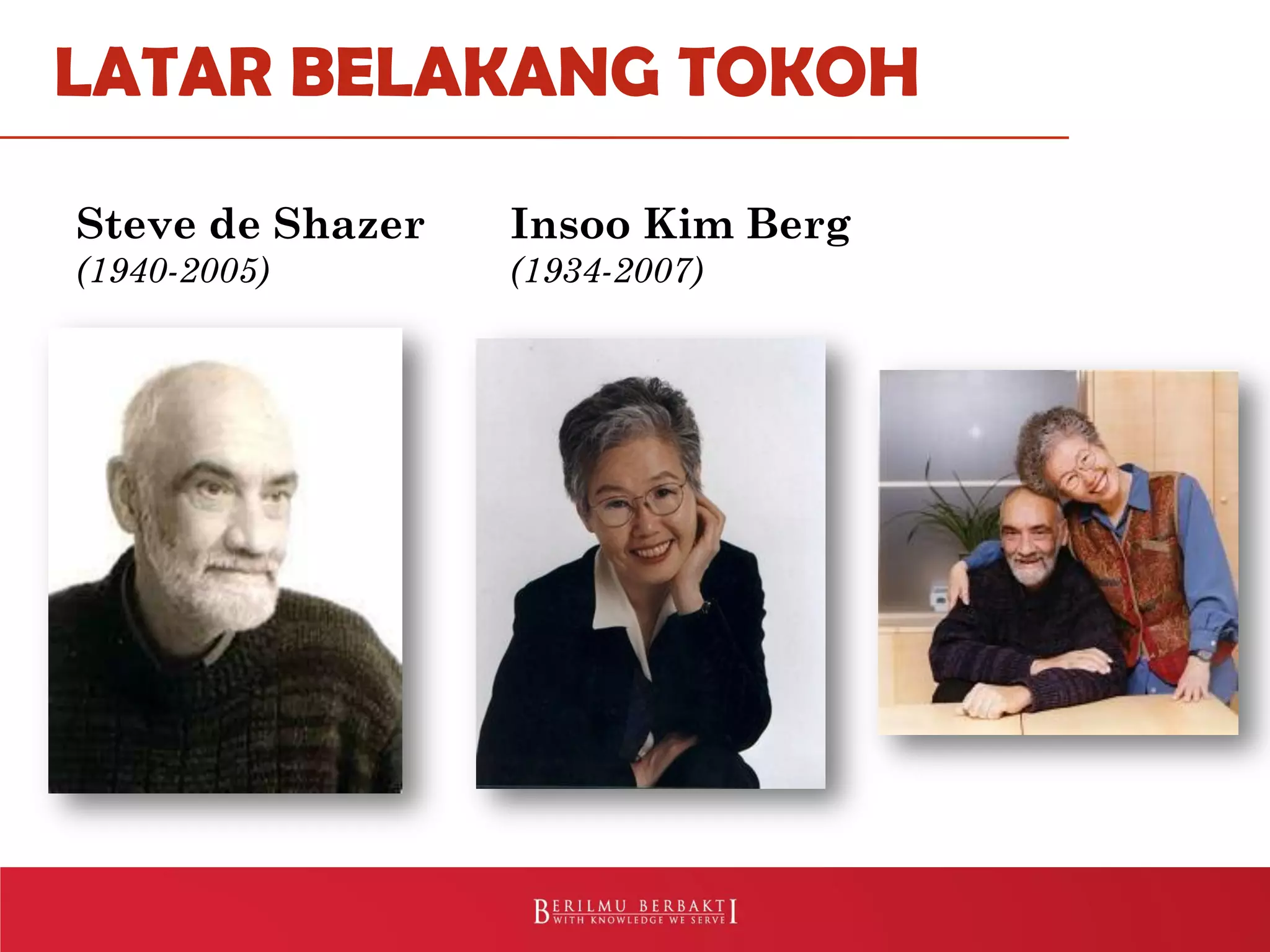 SOLUTION FOCUS BRIEF THERAPY (SFBT) a.k.a TERAPI RINGKAS BERFOKUS ...