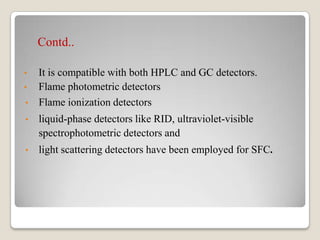 Supercriticalfluid chromatography | PPT