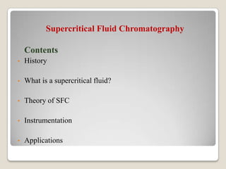 Supercriticalfluid chromatography | PPT