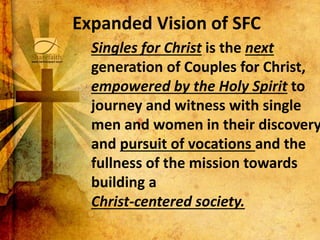 Talk 11: Life and Mission of Singles for Christ | PPTX
