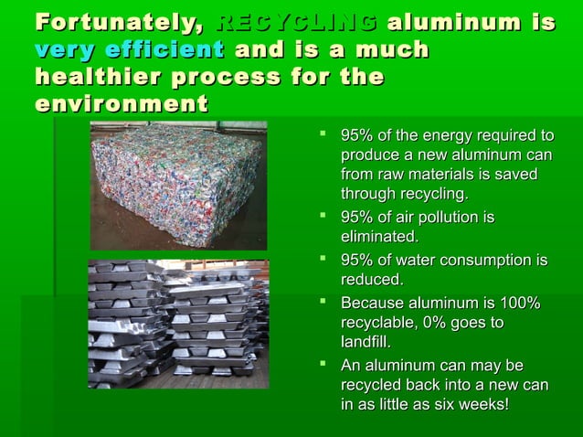 Sfcc recyclable materials aluminum | PPT
