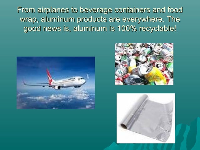 Sfcc recyclable materials aluminum | PPT