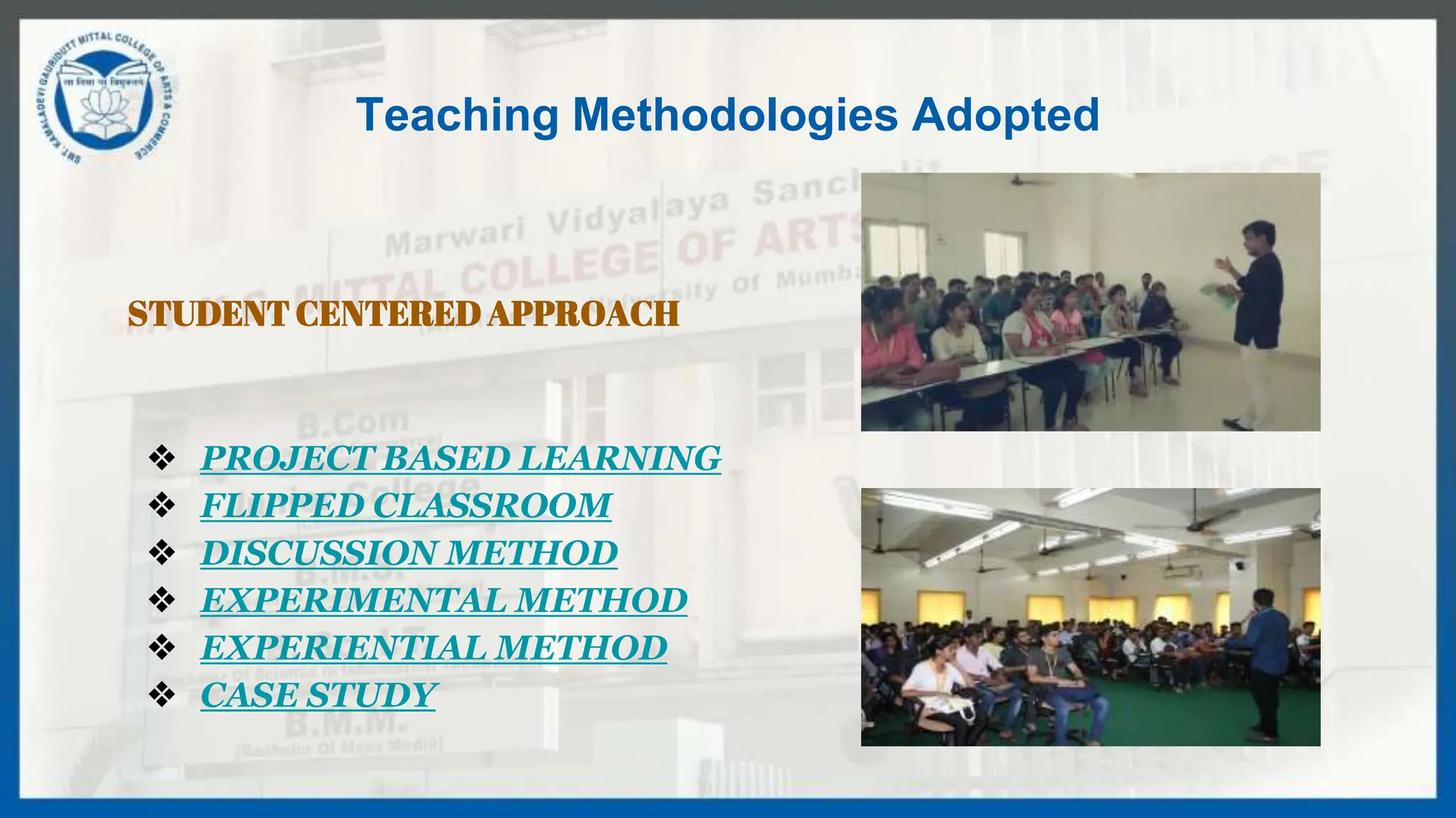 departmental presentation for naac visit | PPTX