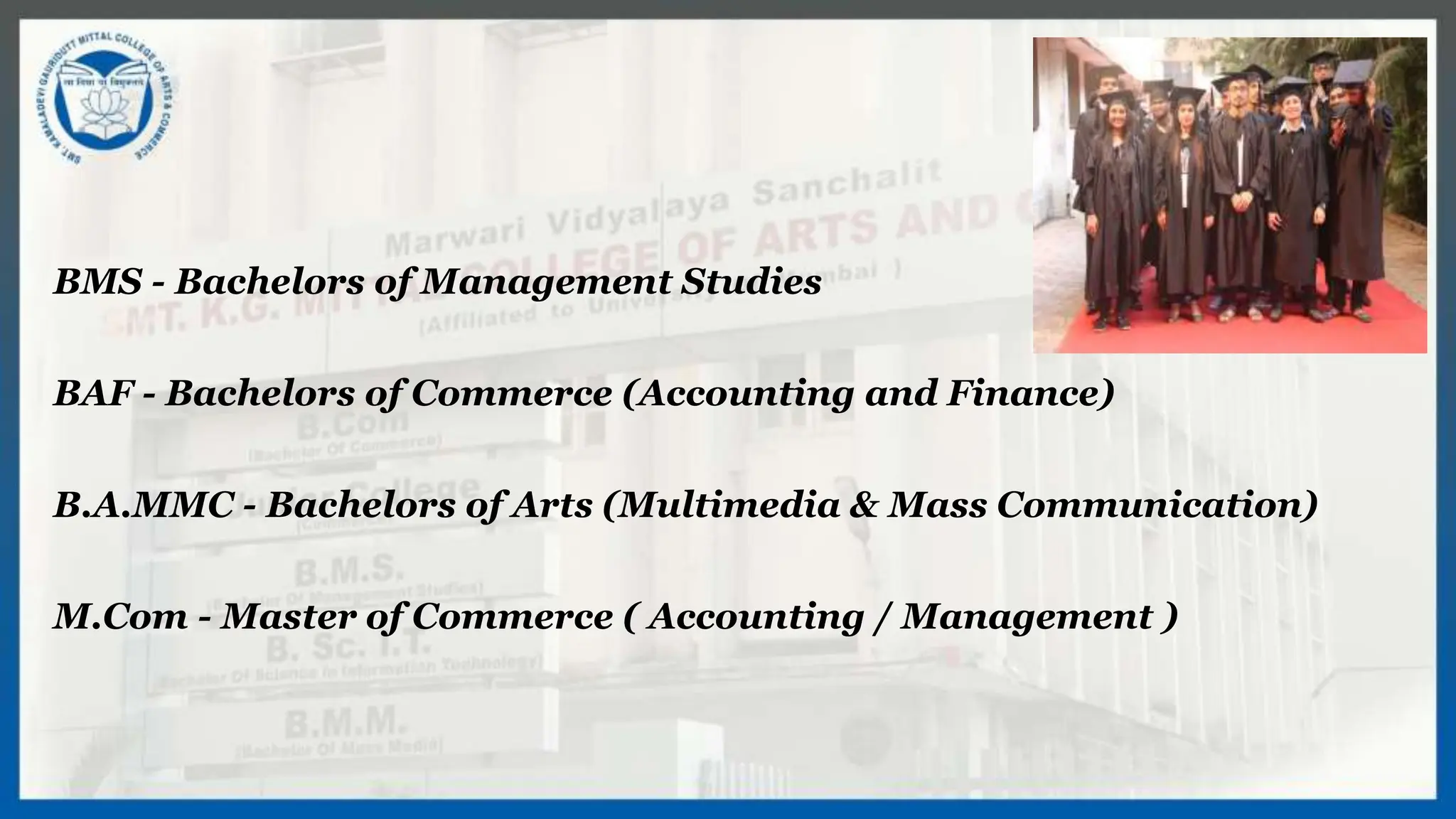 departmental presentation for naac visit | PPTX