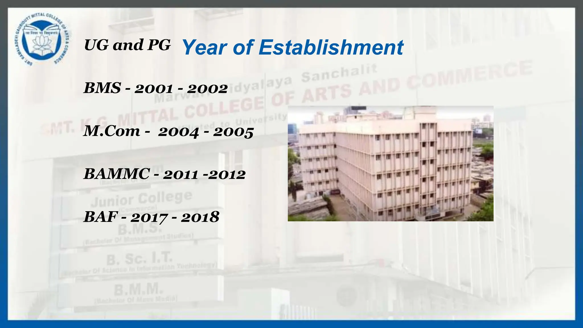 departmental presentation for naac visit | PPTX