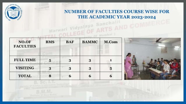 departmental presentation for naac visit | PPTX