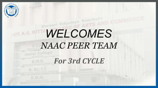 departmental presentation for naac visit | PPTX