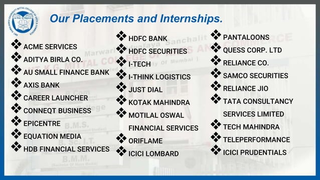 departmental presentation for naac visit | PPTX