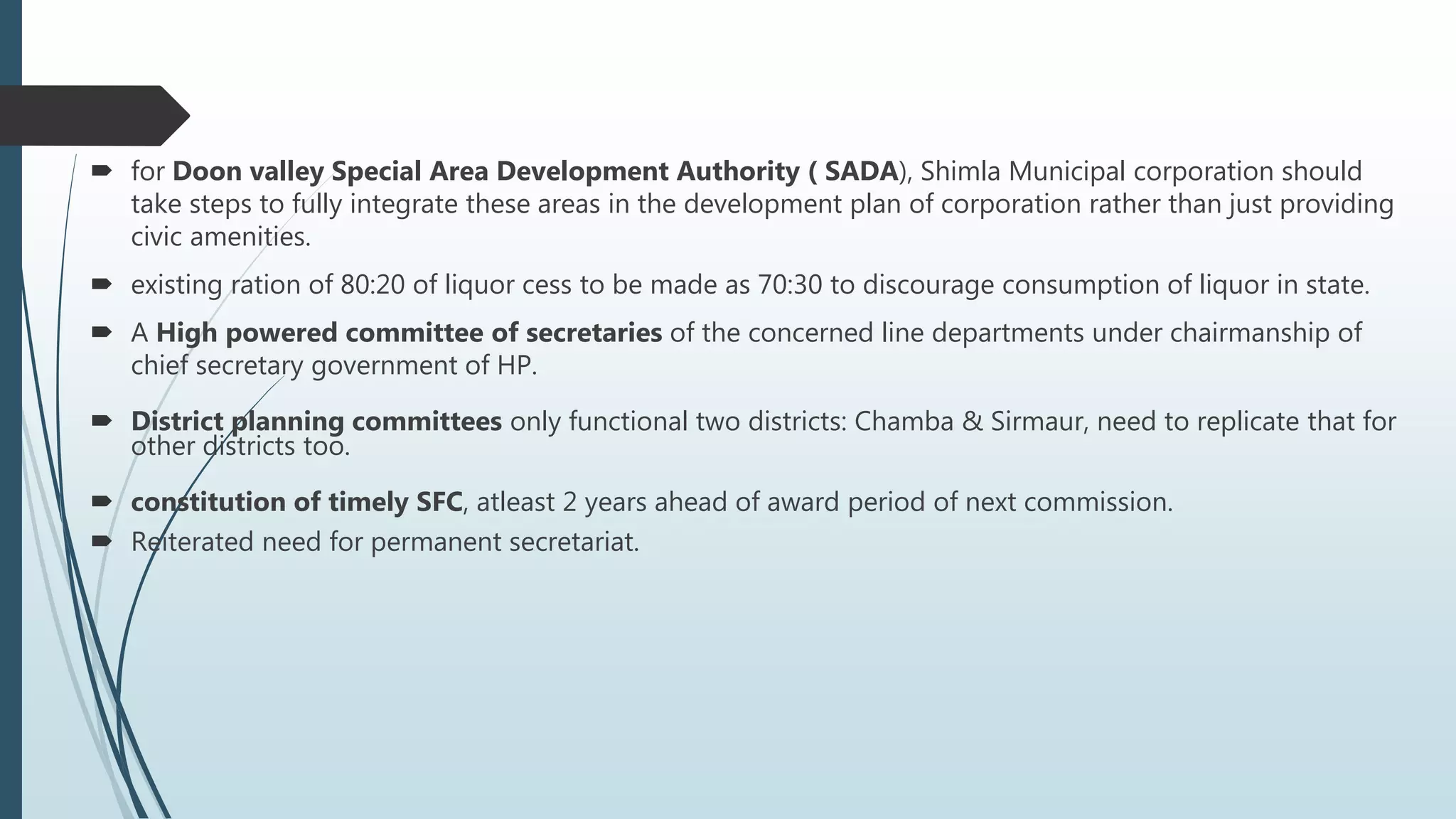 Stata finance commission of Himachal Pradesh | PPTX