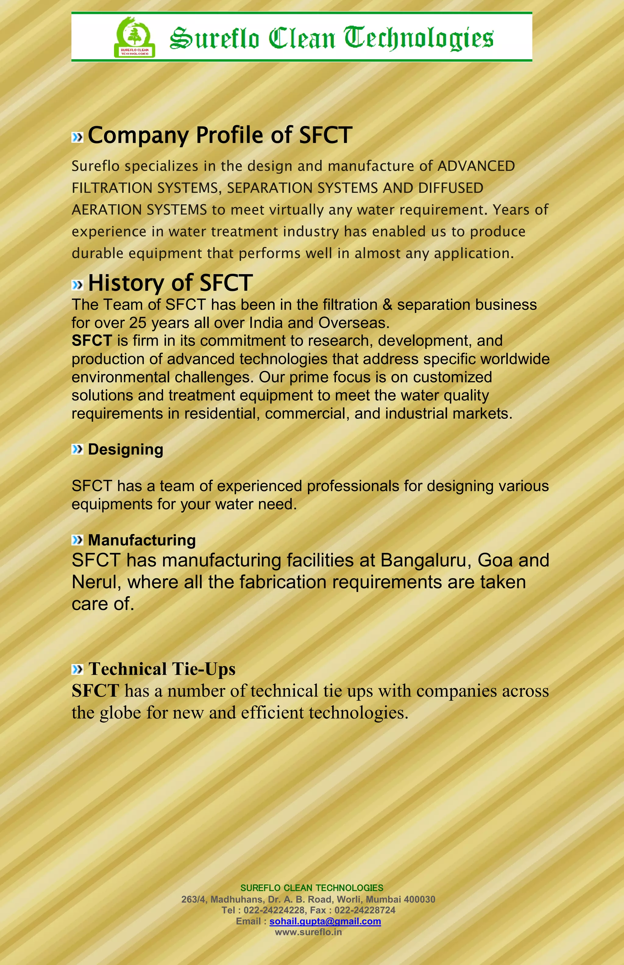 Sfct e brochure | PDF