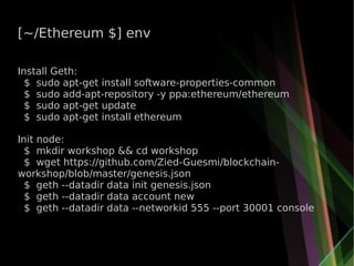 Blockchain Workshop - Software Freedom Day 2017 | PDF | Computer ...