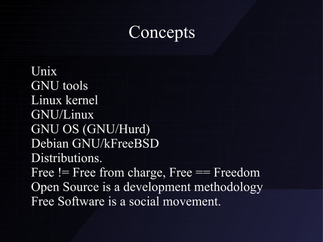 Intro to FOSS & using it in development | PPT