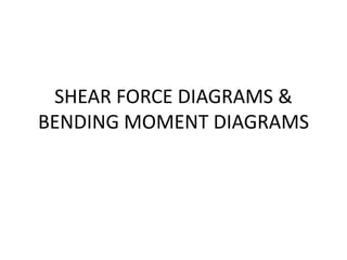 Sfd and bmd engineering science n4 | PPTX