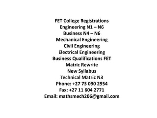 Sfd and bmd engineering science n4 | PPTX