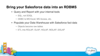 Integrating Salesforce With Business Intelligence and Data Warehouses | PPT