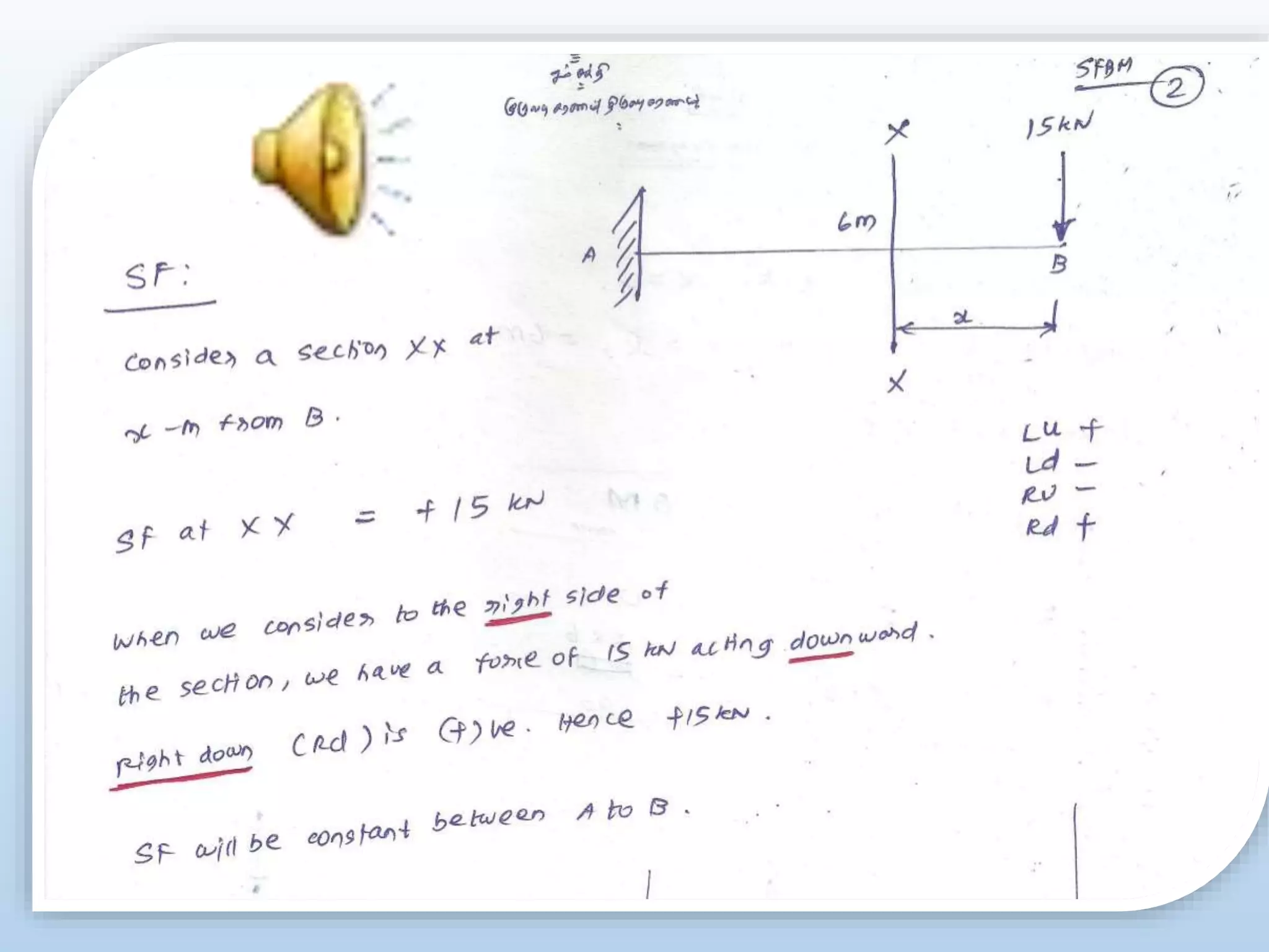 Shear Force and Bending Moment | PPTX | Physics | Science