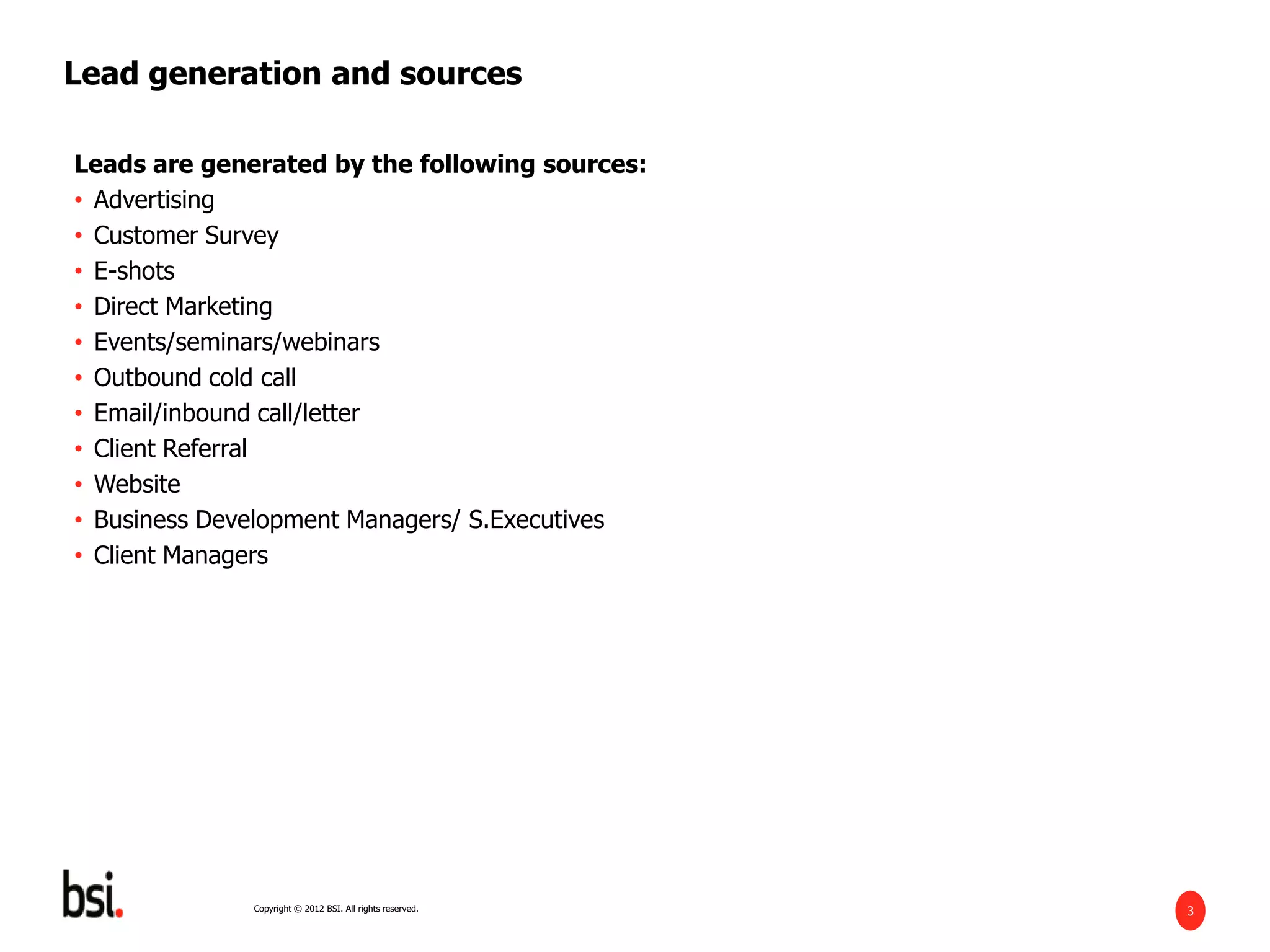 Lead Management using Sfdc | PPT