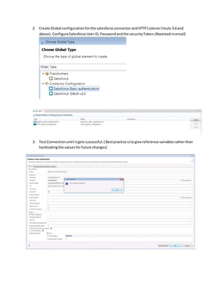 Mule-SFDC-cook book | DOCX