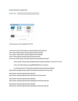 Mule-SFDC-cook book | PDF
