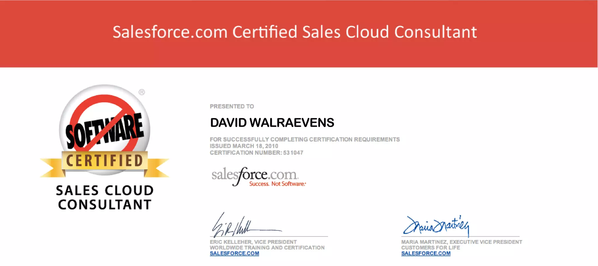 SFDC Certified Sales Cloud Consultant | PDF
