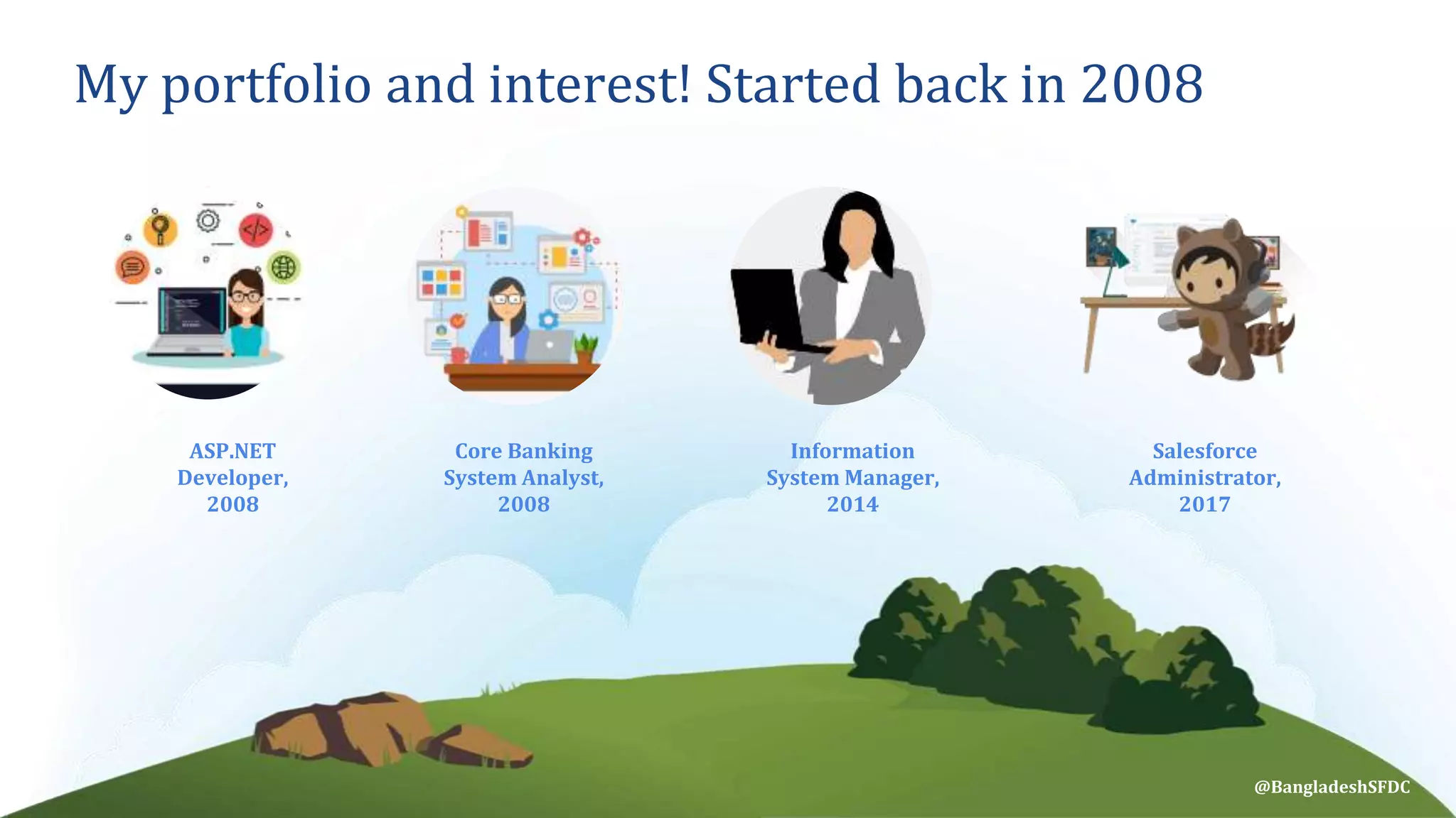 Sfdc journey by sanjida yasmin | PPTX