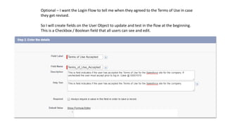 Salesforce Create a Login Flow | PPTX