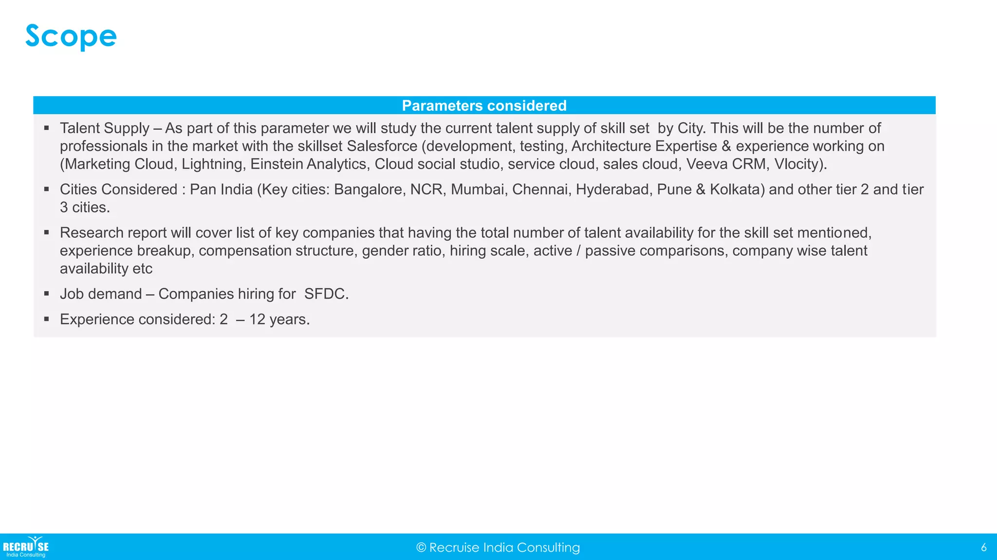 Talent Pool Landscape Analysis - SFDC 2018 | PDF