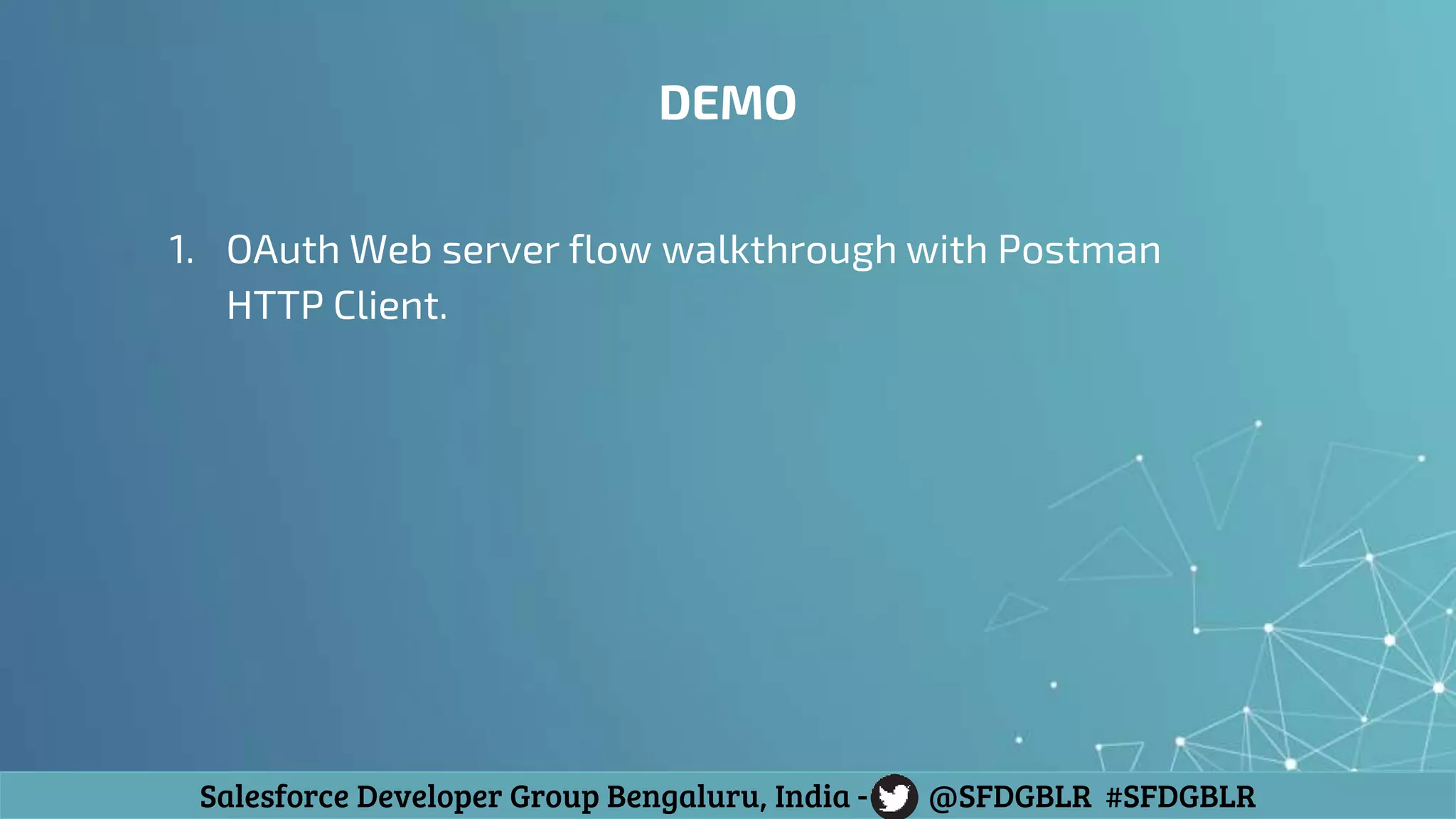 OAuth Authorization flows in salesforce | PPT OAuth Authorization flows in salesforce | PPT