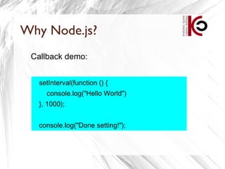 Sfd hanoi2012 nguyen ha duong yang node.js-intro | PPT