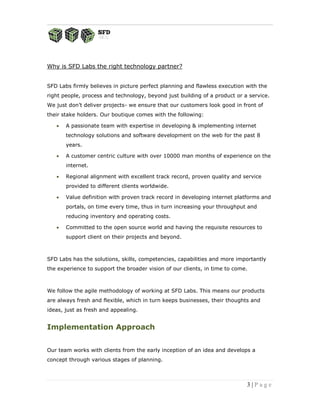 Sfd labs service offerings | PDF