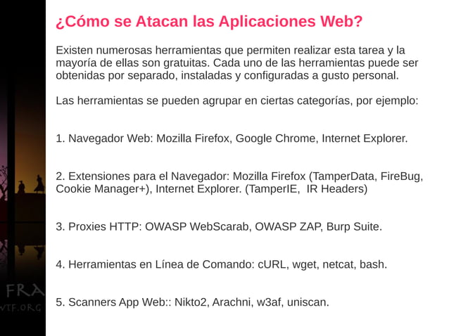 Samurai Web Testing Framework 2 0 Ppt