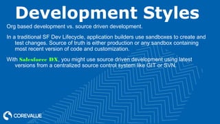 Salesforce Developer eXperience (SFDX) | PPT