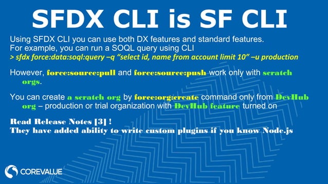 Salesforce Developer eXperience (SFDX) | PPT