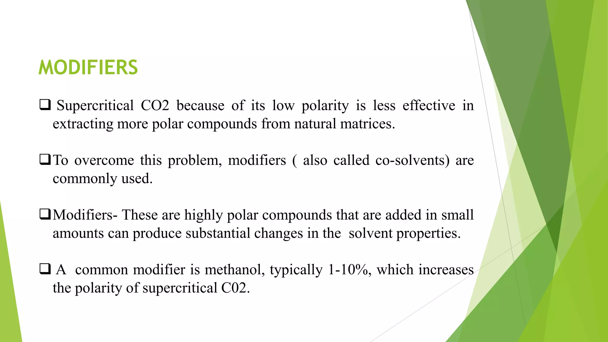 Supercritical Fluid extraction | PPTX