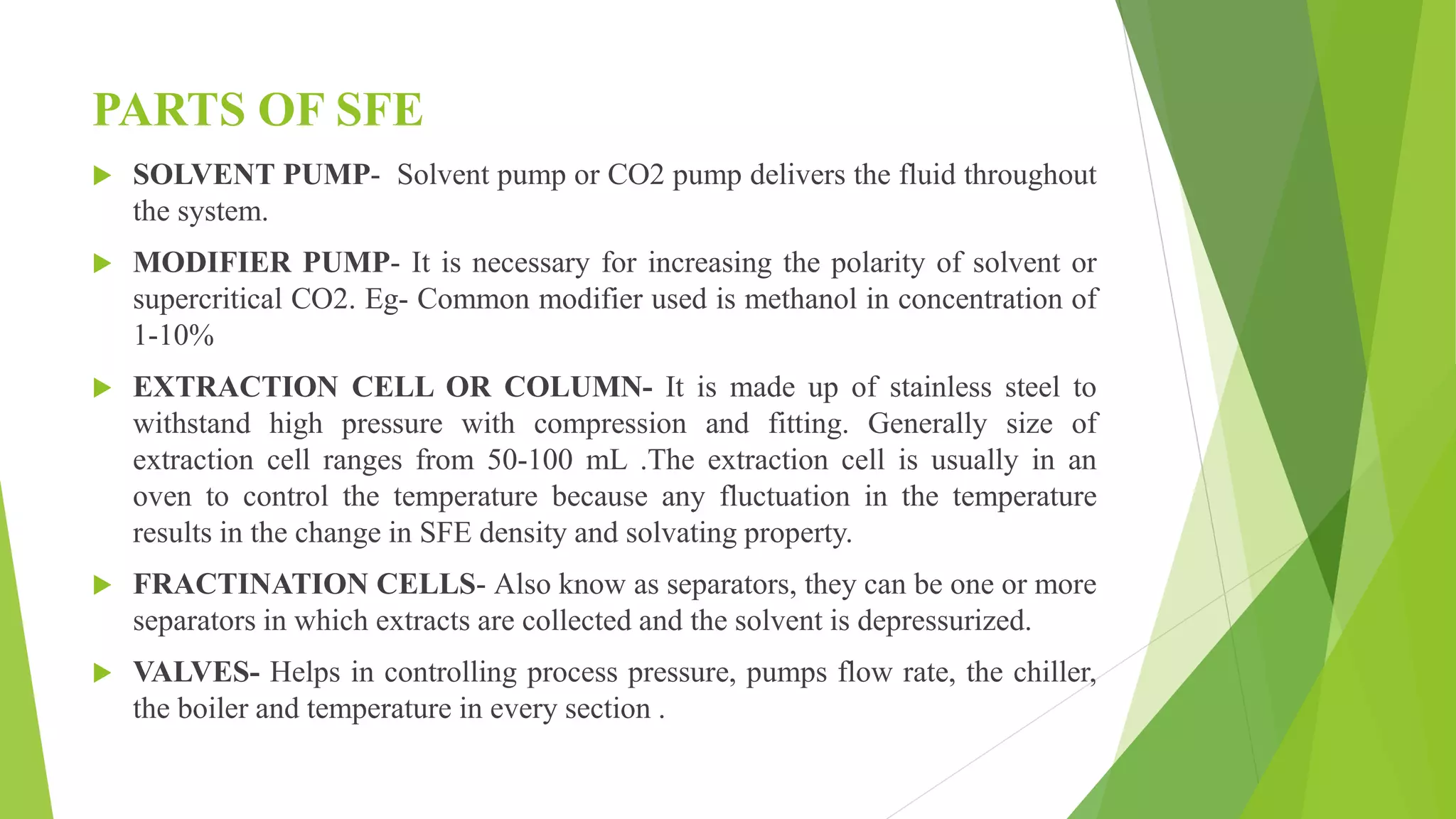 Supercritical Fluid extraction | PPTX