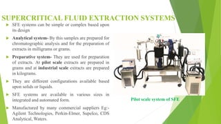 Supercritical Fluid extraction | PPTX