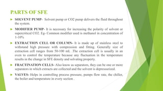 Supercritical Fluid extraction | PPTX