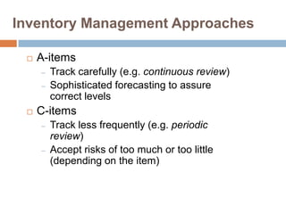 Sfe inventory management | PPTX | Logistics | Business