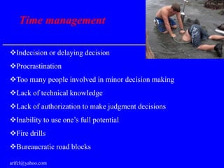 Sfe time robbers | PPT