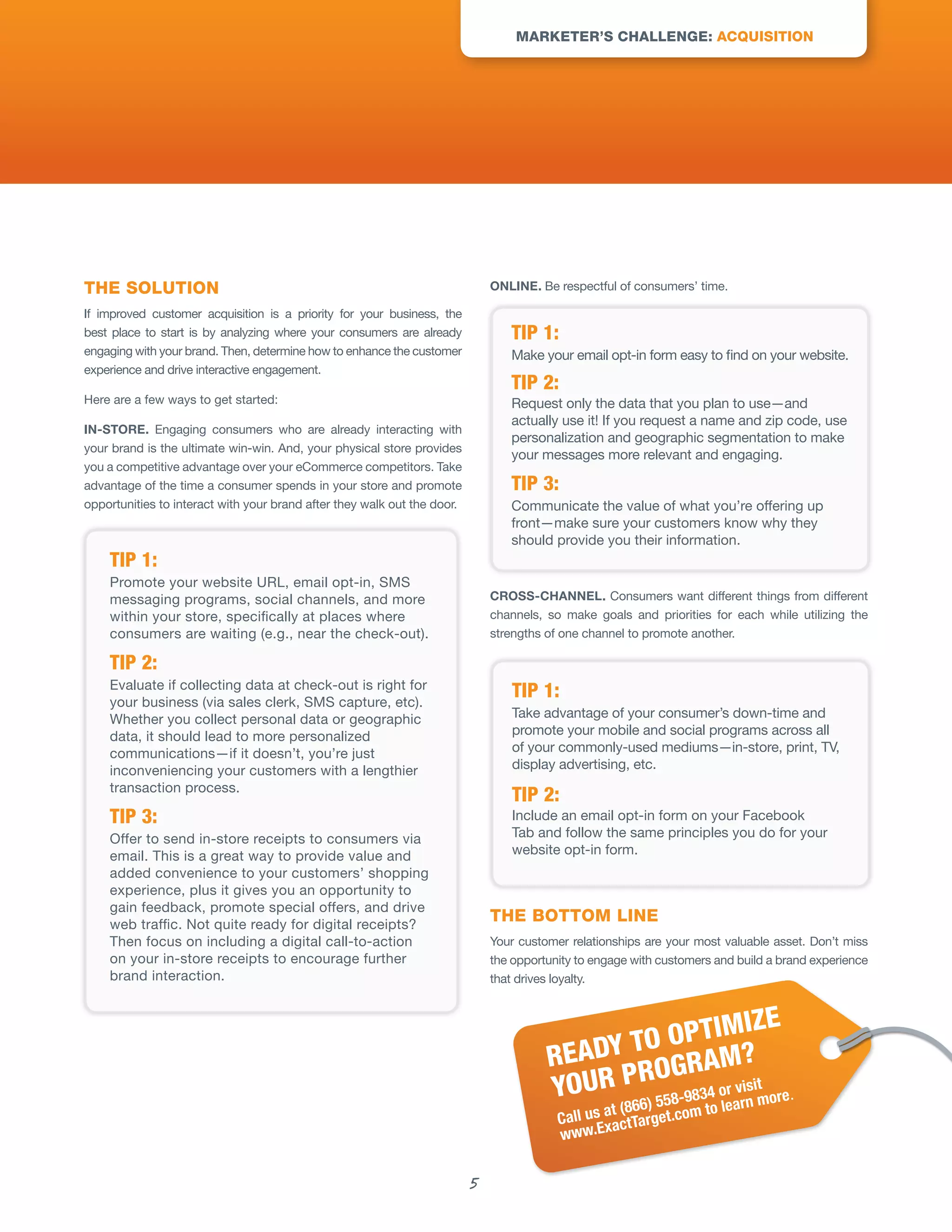 Retail Marketing Touchpoints Optimised | PDF