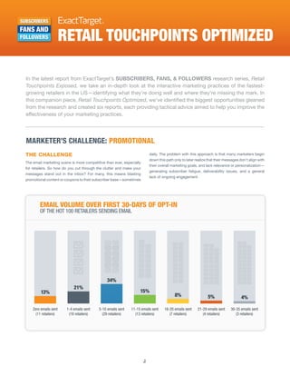 Retail Marketing Touchpoints Optimised | PDF