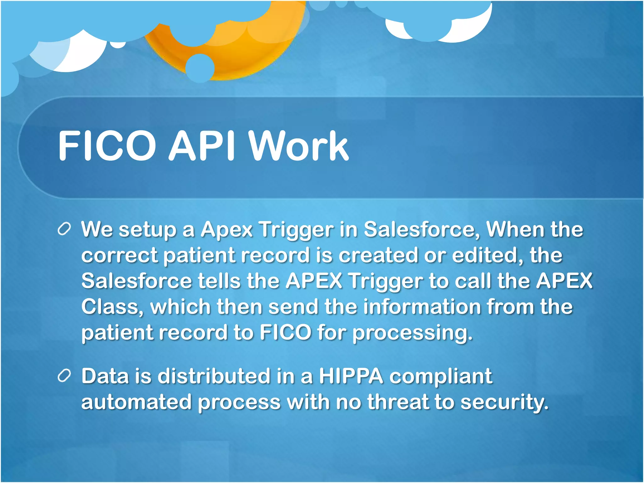 SF FICO Database Integration | PPTX