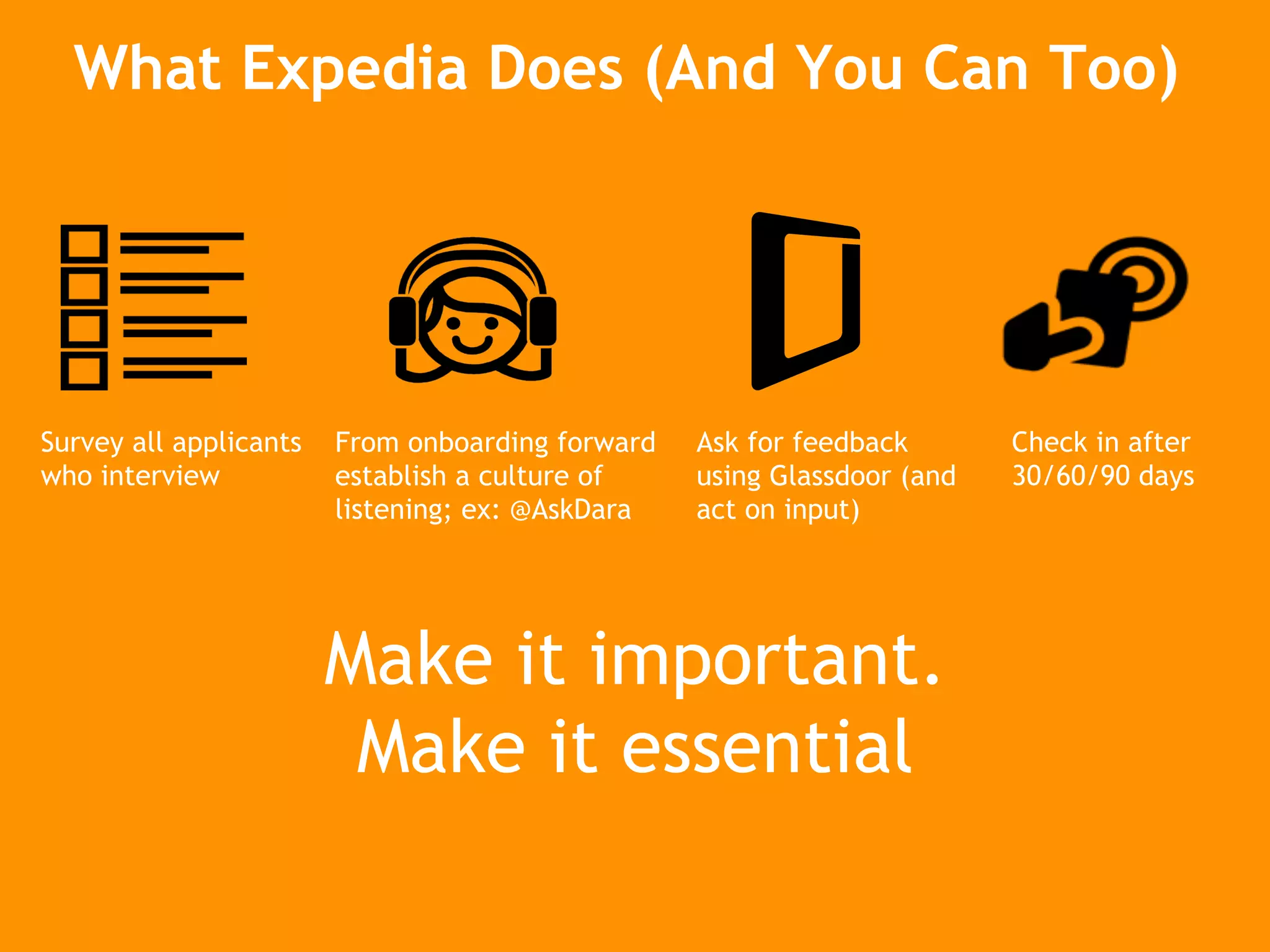 Expedia GDRoadshow Presentation: Asking for Feedback Starts on Day 1 ...