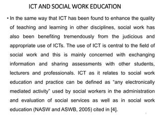 THE RELEVANCE OF COMPUTER APPRECIATION/ICT TO THE CURRICULUM OF ...
