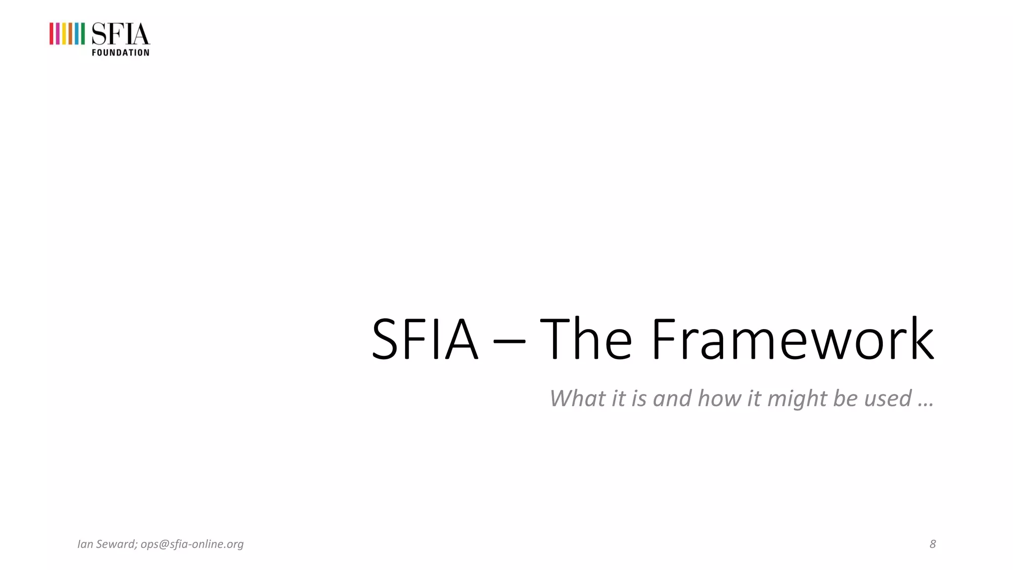 SFIA Overview | PDF