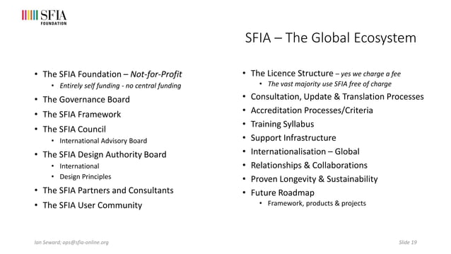 SFIA Overview | PDF | Business | Business and Finance