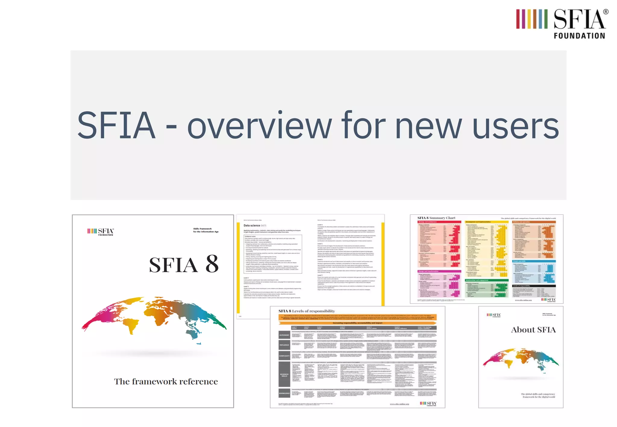SFIA - overview for new users | PDF