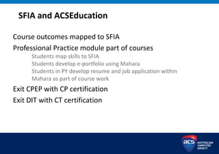 SFIA And Mahara | PPTX