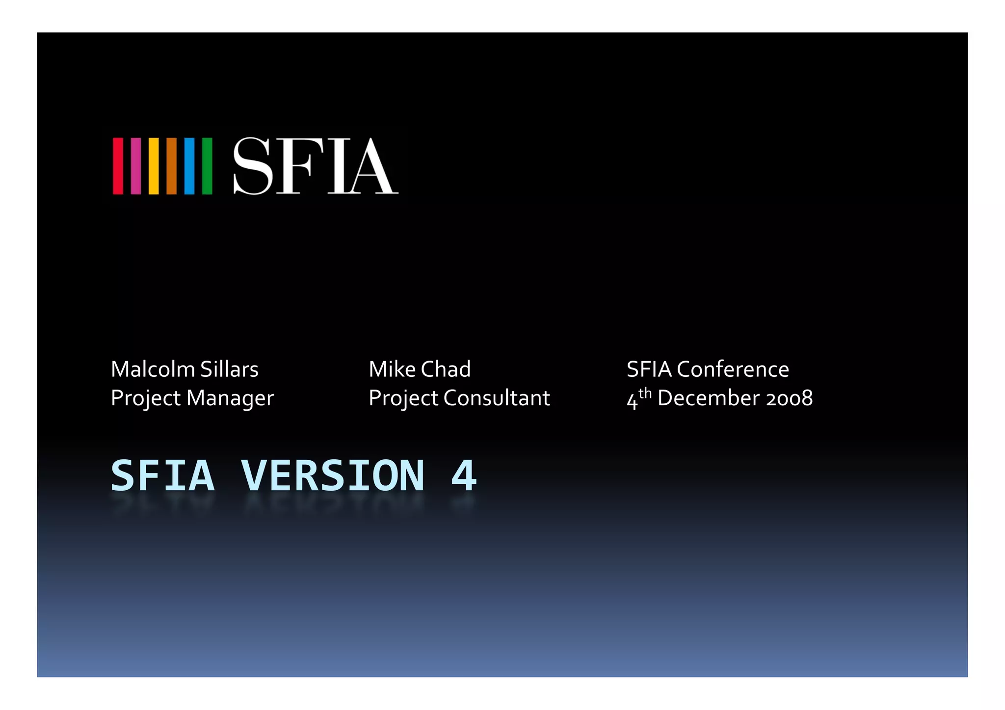 SFIA Version 4 | PPT