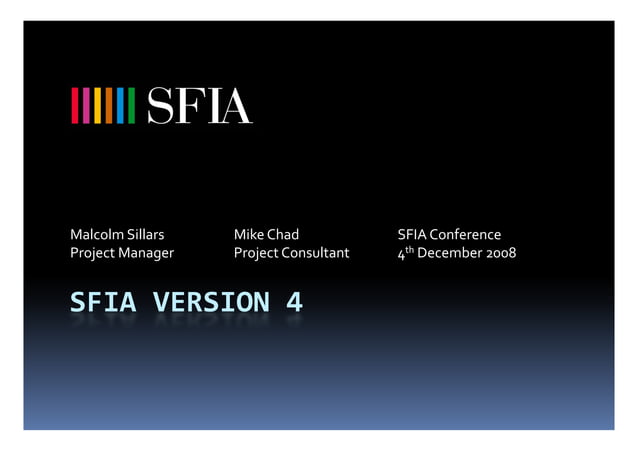 SFIA Version 4 | PPT